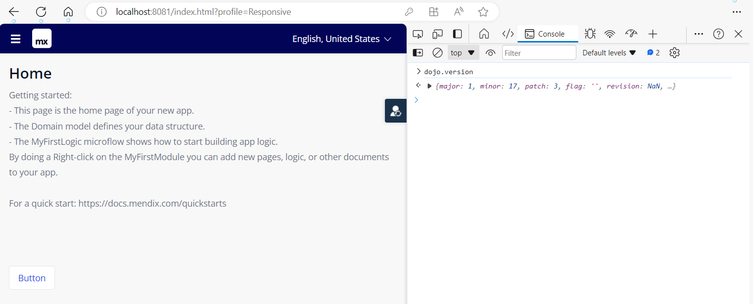 How to determine the Dojo library version used in the Mendix ...